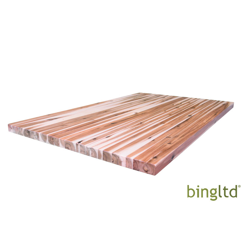 bingltd Solid Wood Rectangular Square Edge Table Top | Wayfair